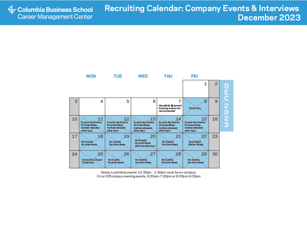 Recruiter's Guide | Columbia Business School